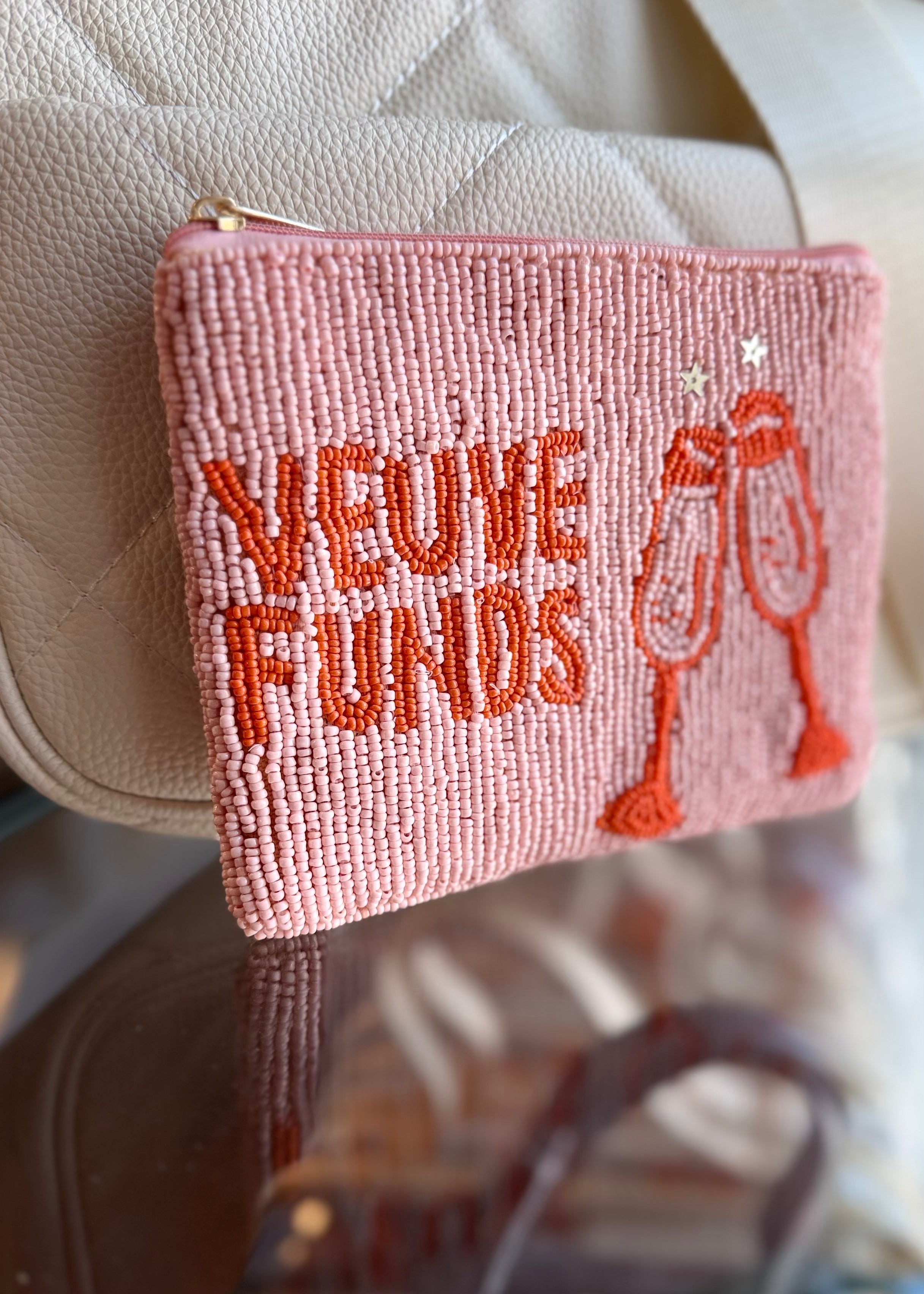 Veuve Funds Beaded Coin Purse – 40 Oak Boutique